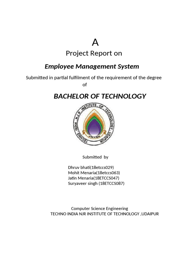 Employee Management System | PDF | My Sql | Html