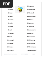 Grade 3,4,5,6 Spelling Bee 2024 (Finals) | PDF