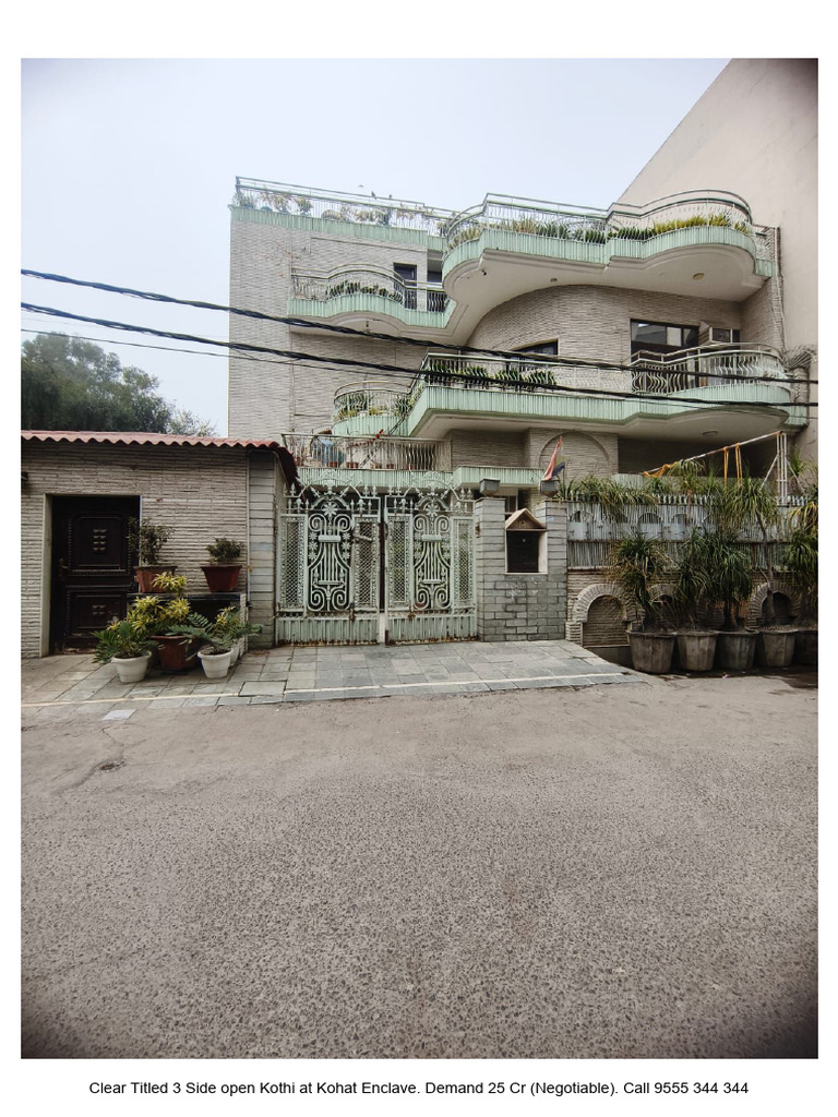 Kohat Enclave Kothi - Watermark | PDF
