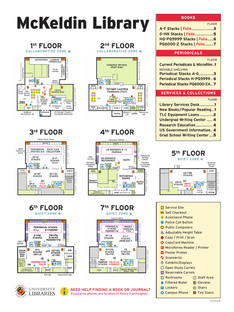 McKeldin Library Guide | PDF | Books | Microform