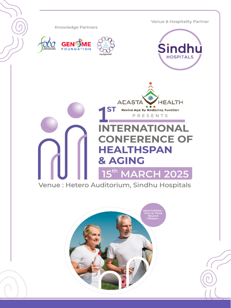 HealthSpan & Aging Conference 2025 | PDF | Ageing | Life Expectancy