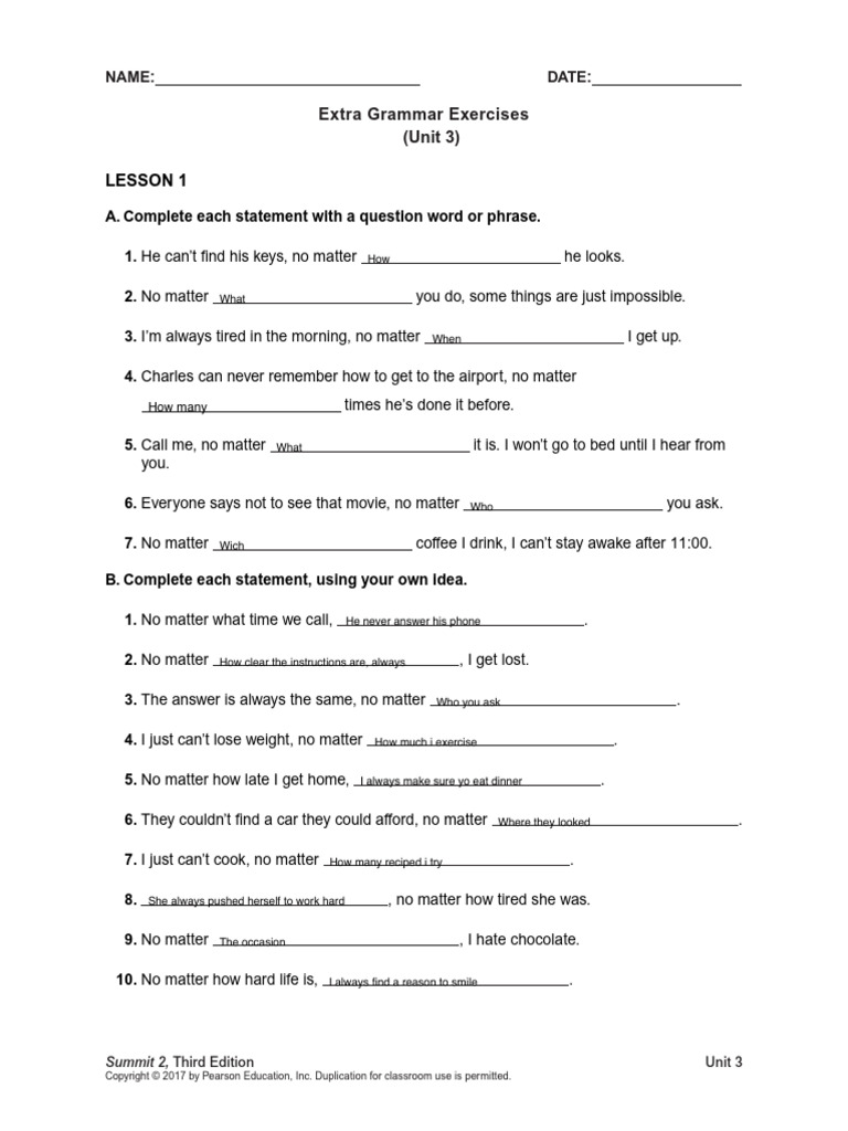 Lesson 1-2 | PDF