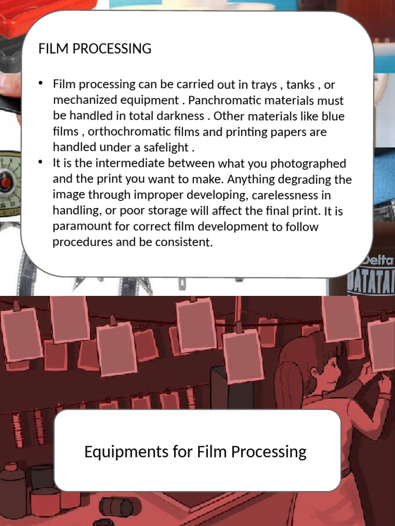 Essential Film Processing Equipment Guide | PDF