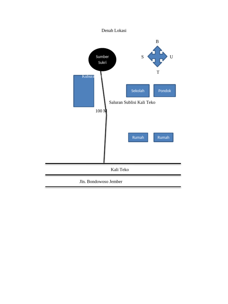 Denah Lokasi Permohonan Plengsengan | PDF