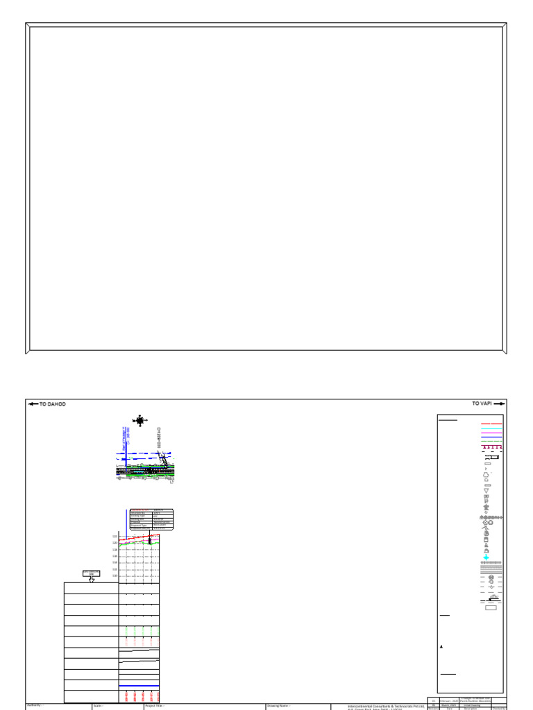 Plan & Profile PKG - 6 KM 208+900 To 237+000 | PDF | Transport ...