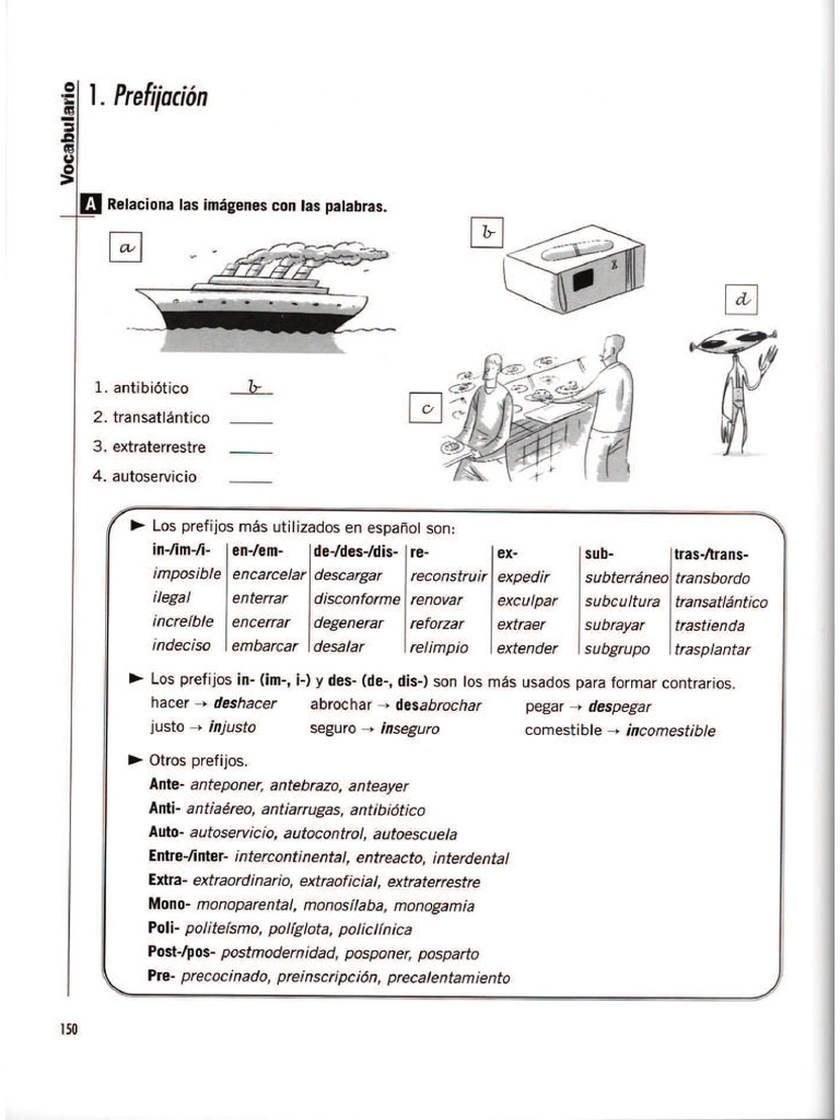 Prefijos - Aprende Gramática y Vocabulario B2 | PDF