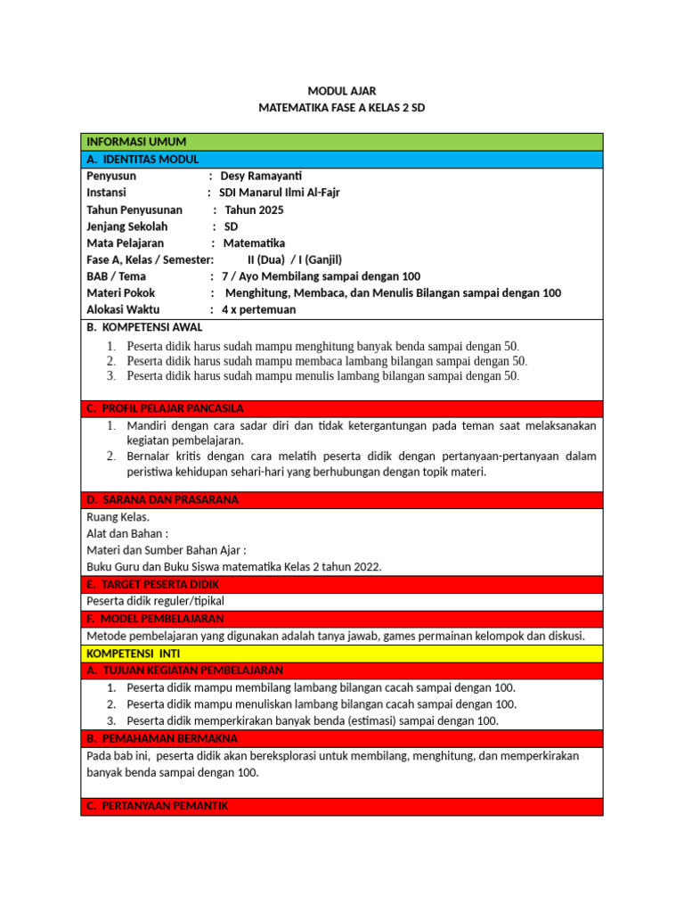 Modul Bab 8 Berbagai Diagram | PDF