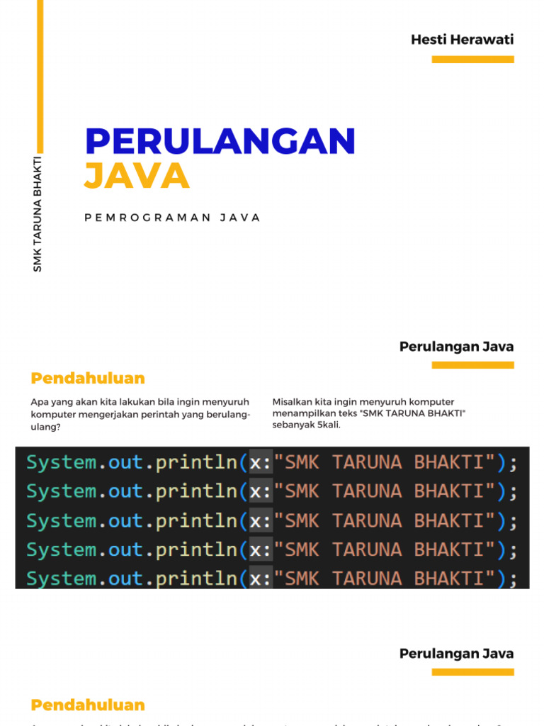 Perulangan | PDF