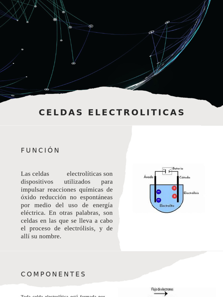 Introducción a Celdas Electrolíticas | PDF | Redox | Electrodo