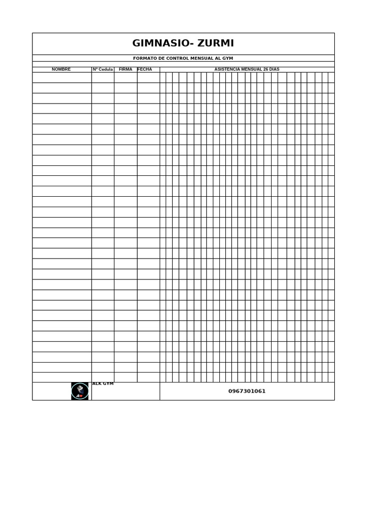 Registro Gim Alk | PDF