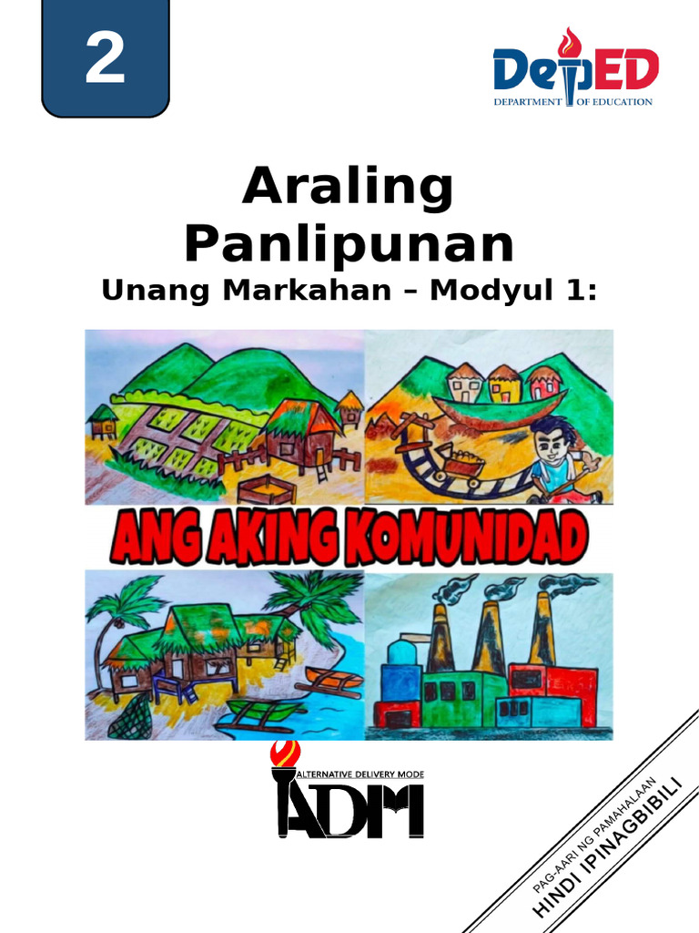 MELC ADM AP2 Q1 M1 Week 1 Final New Irene | PDF