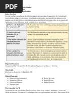 Federalist 70 Summary | PDF