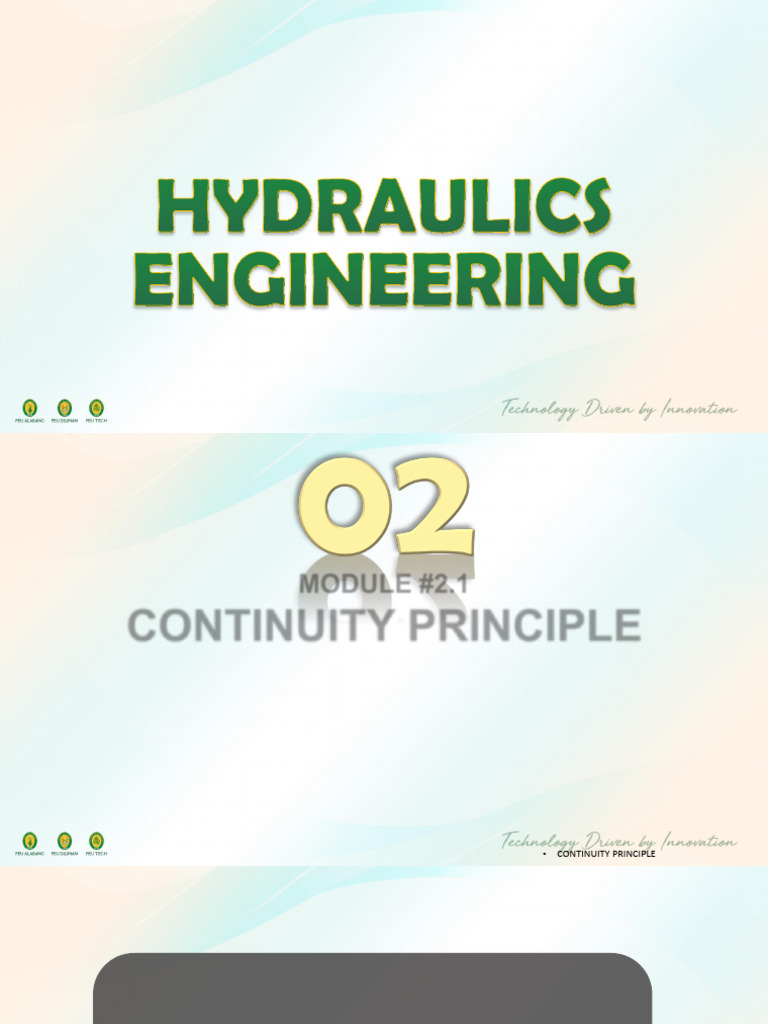 Fluid Flow Principles & Equations | PDF | Fluid Mechanics | Fluid Dynamics