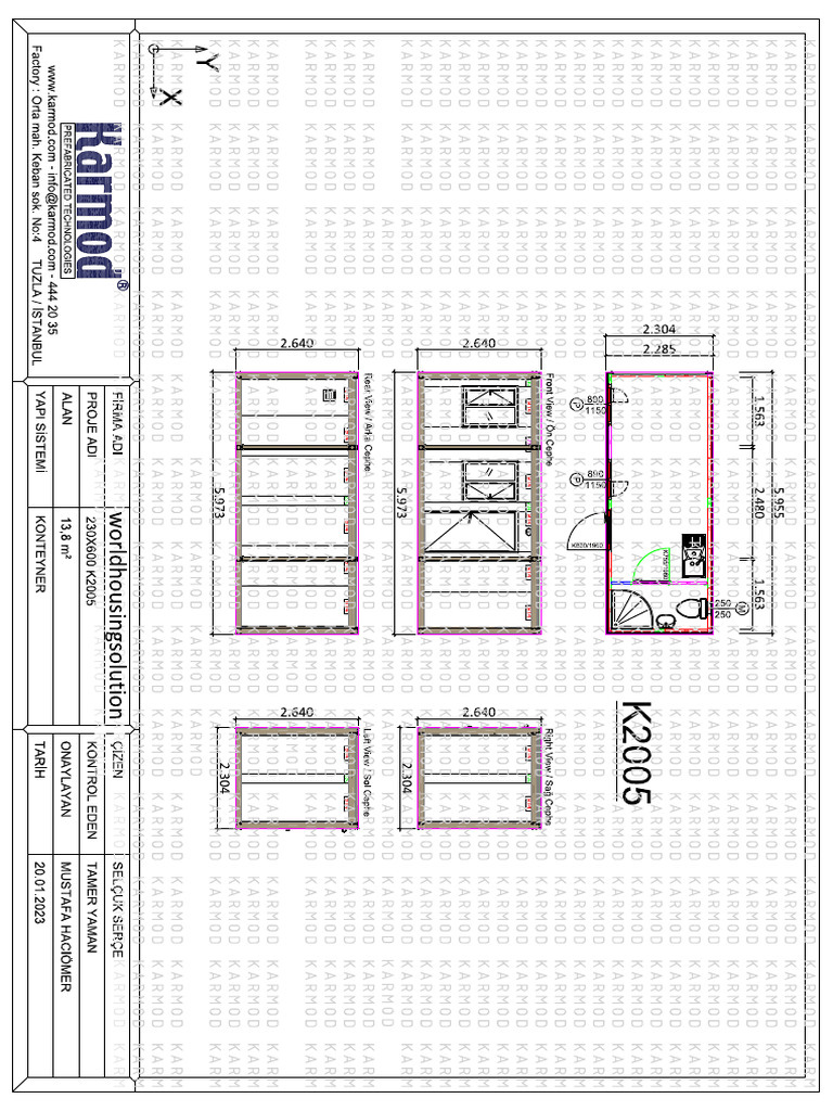230X600 K2005 Model | PDF