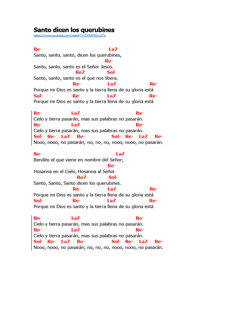 Santo Dicen Los Querubines | PDF