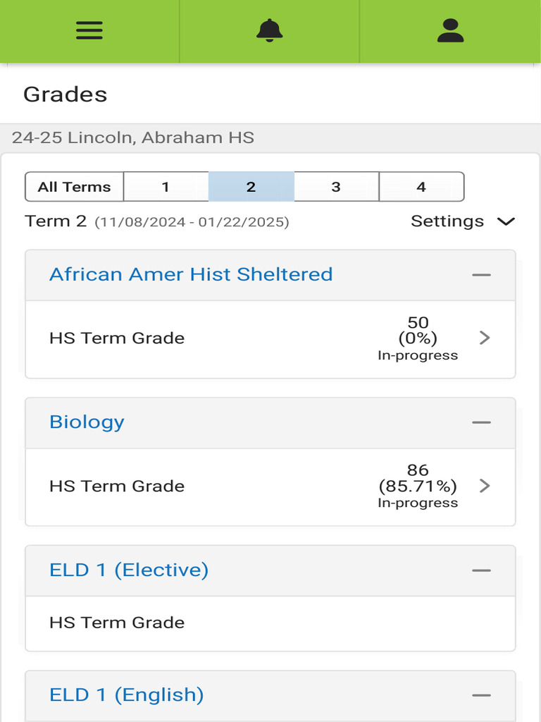 Bad Grades Overview for Term 2 | PDF