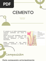 Tipos de Cemento Radicular: Acelular y Celular | PDF | Ramas de ...