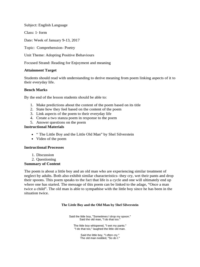 English Literature Grade 8 January | PDF | Poetry | Behavioural Sciences