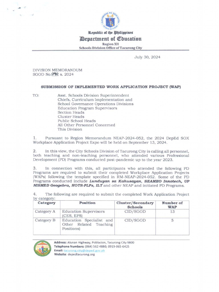 DM-SGOD-No.-090-s.-2024-Submission-of-Implemented-Work-Application ...