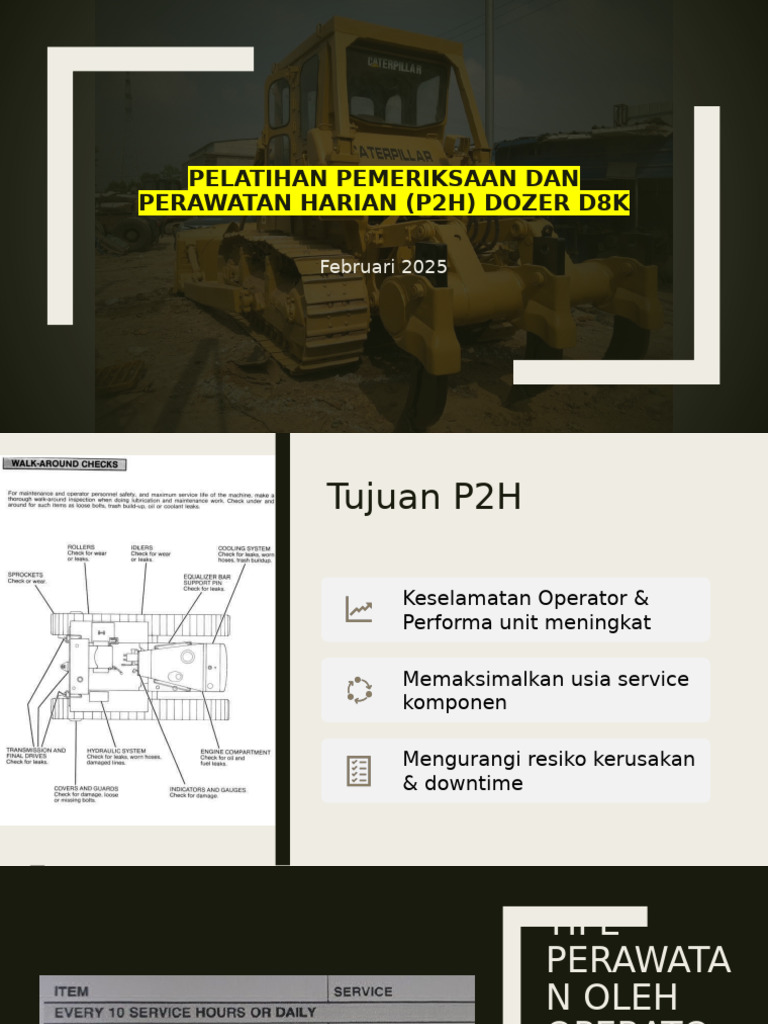 Pelatihan Pemeriksaan Dan Perawatan Harian (P2H) | PDF