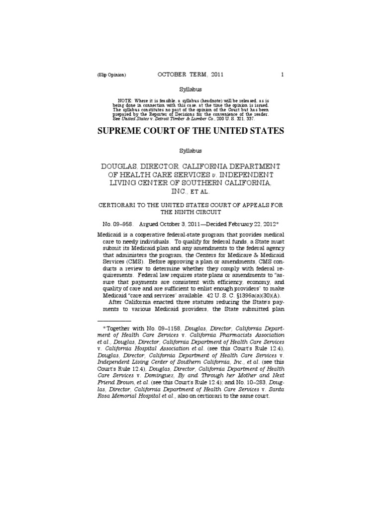 Supreme Medi Cal | PDF | Supremacy Clause | Supreme Court Of The United ...