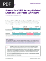Screen For Child Anxiety Related Disorders | PDF | Anxiety Disorder | Medical Diagnosis