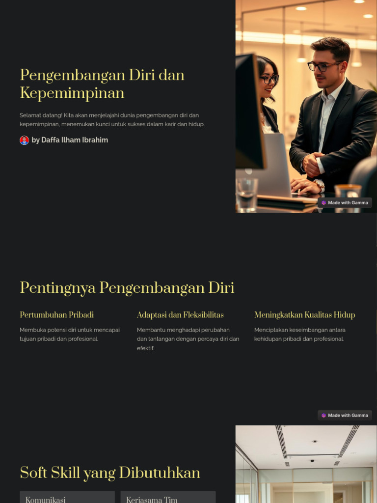 Pengembangan Diri Dan Kepemimpinan | PDF