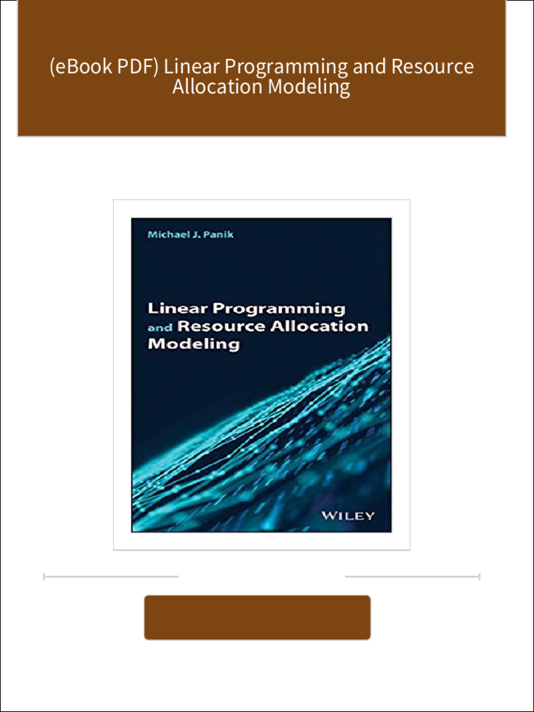4868 | PDF | Linear Programming | Mathematical Optimization