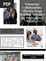 Team Building Proposal | PDF | Team Building | Emergence