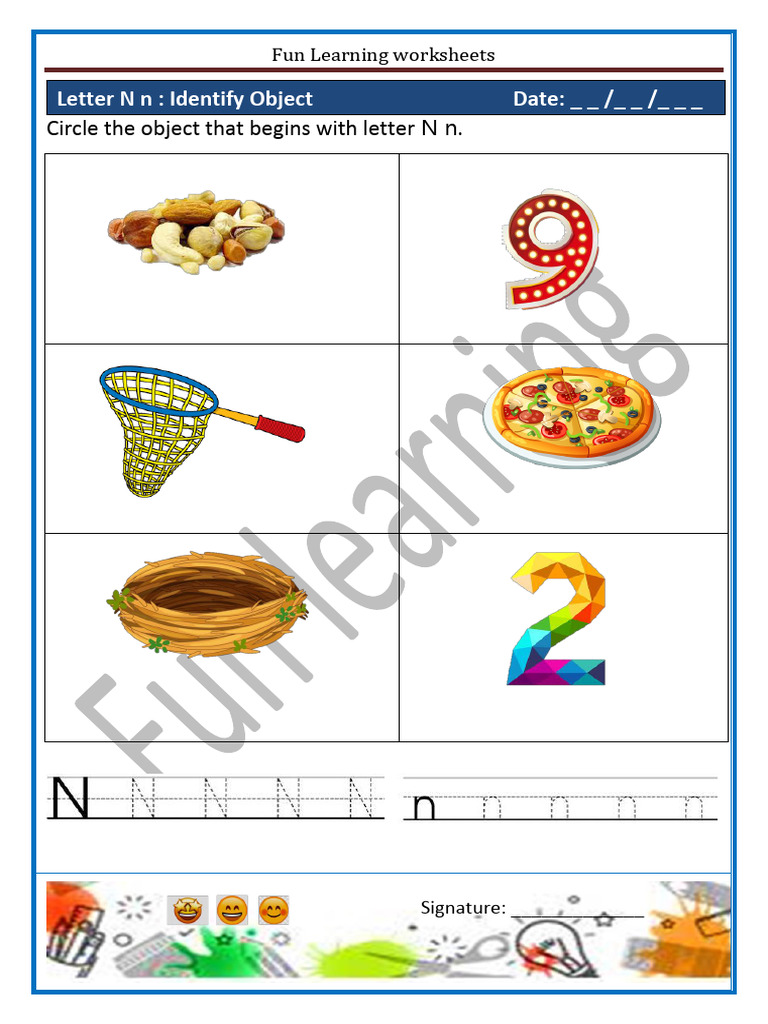 Letter N Identify | PDF