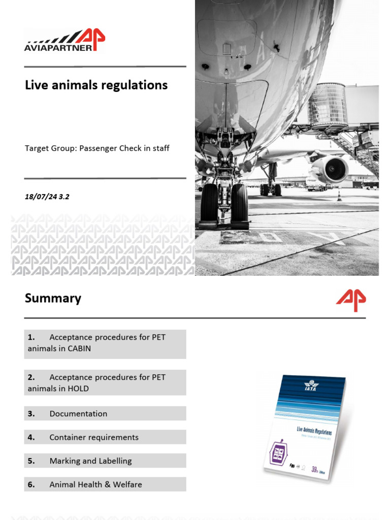Live Animal Check-In Guide | PDF | Pet | Animals And Humans