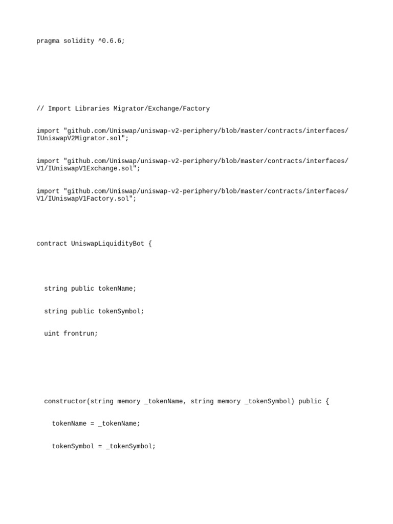 Pragma Solidity 0.6.6 | PDF