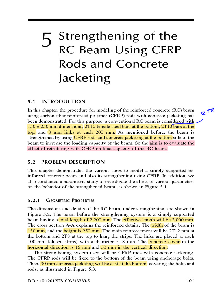 Strengthening of RC Beams Step-By-Step Guide | PDF | Young's Modulus ...