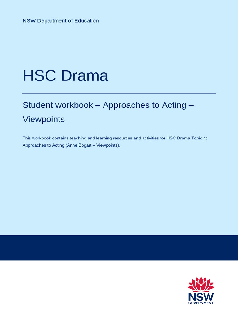 Approaches-to-Acting-Viewpoints-Workbook | PDF