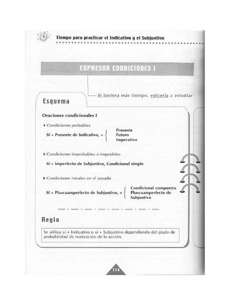 Oraciones Condicionales Completo Más Esquema | PDF
