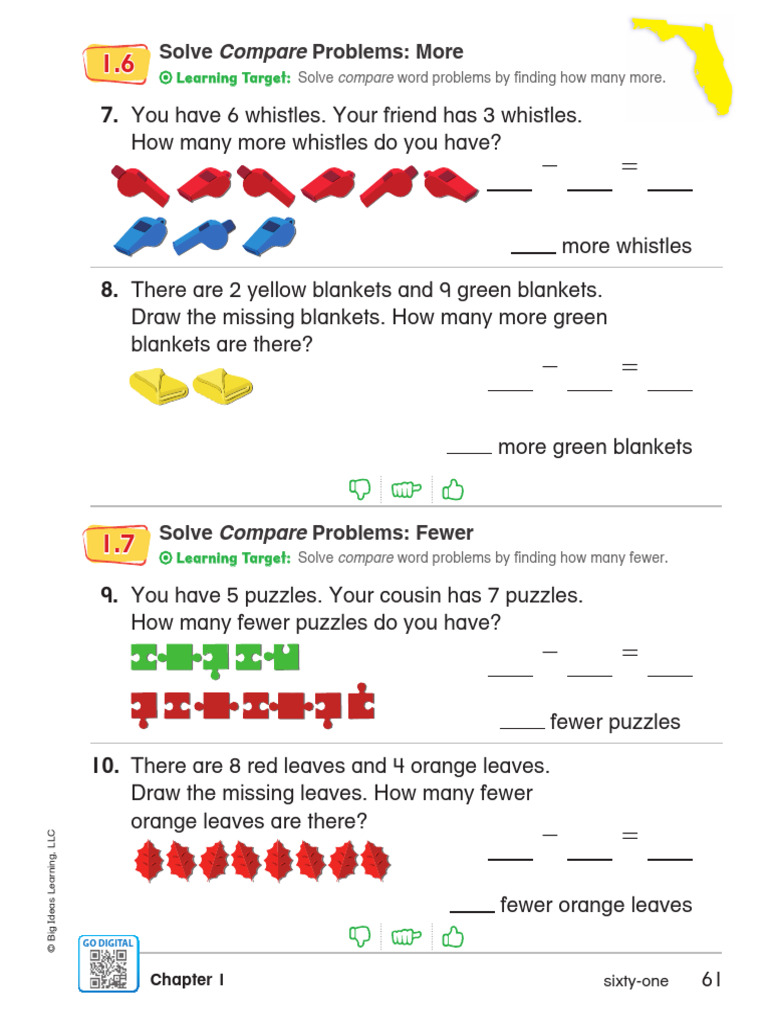 Compare Word Problems for Kids | PDF | Puzzles