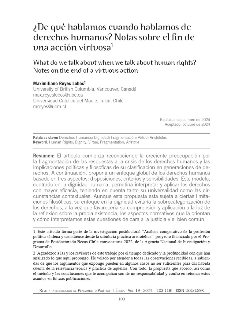 MRL 2024 - Ripp | PDF | Derechos humanos | Dignidad