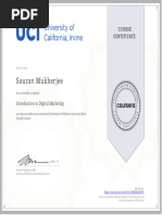 Coursera Certificate Example | PDF