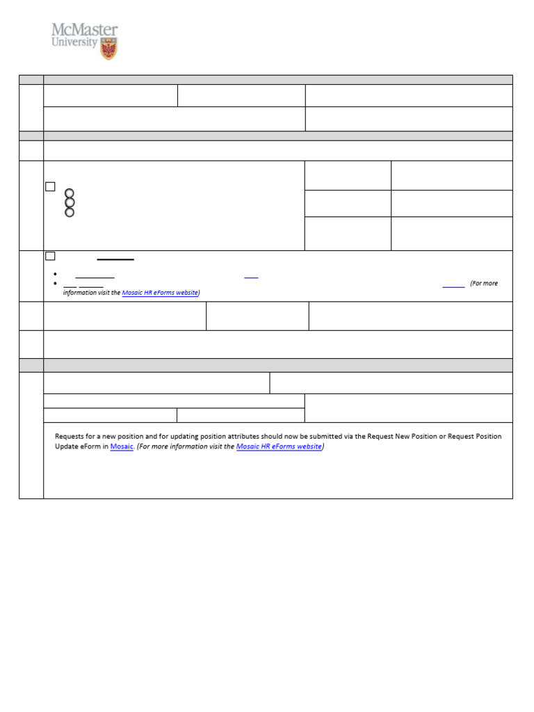 HR Event Form for Employee Changes | PDF