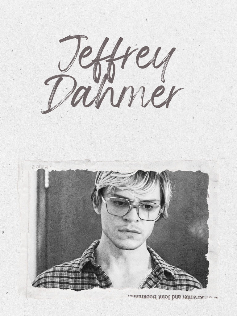 Jeffrey Dahmer | PDF | Ciencias del comportamiento | Sicología