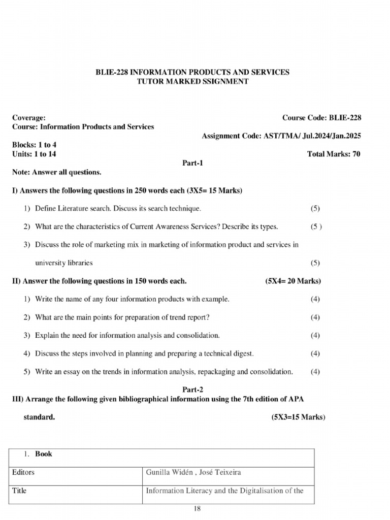 Blie-228 em 2024-25 Kunj Publication | PDF