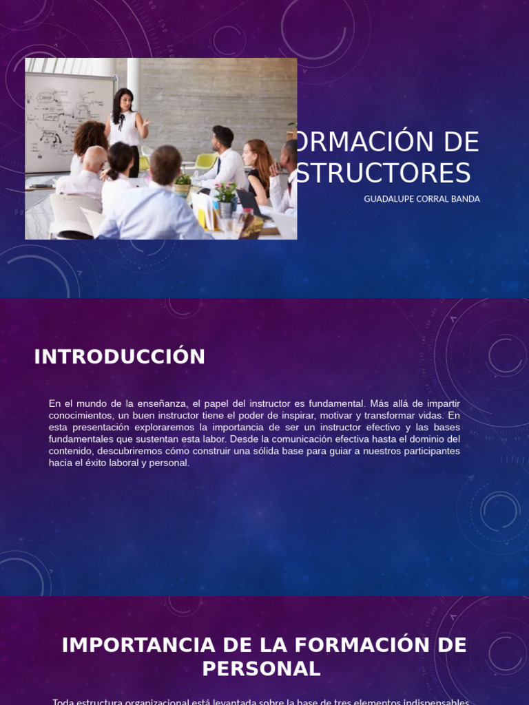 Instructores | PDF | Aprendizaje | Evaluación