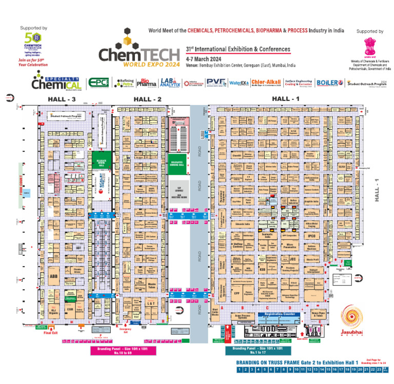 Chemtech 2024 Hall Layout | PDF | Mechanical Engineering