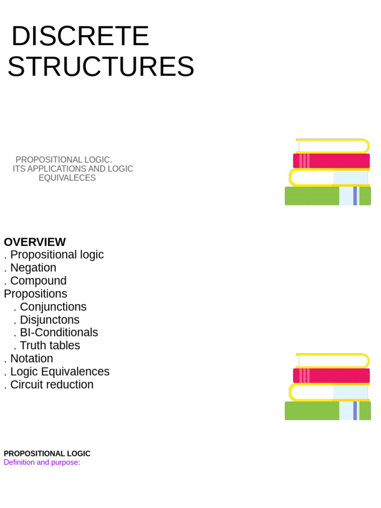 Discrete Structure- Introduction of Propositional Logic_PPT | PDF Discrete Structure- Introduction of Propositional Logic_PPT | PDF