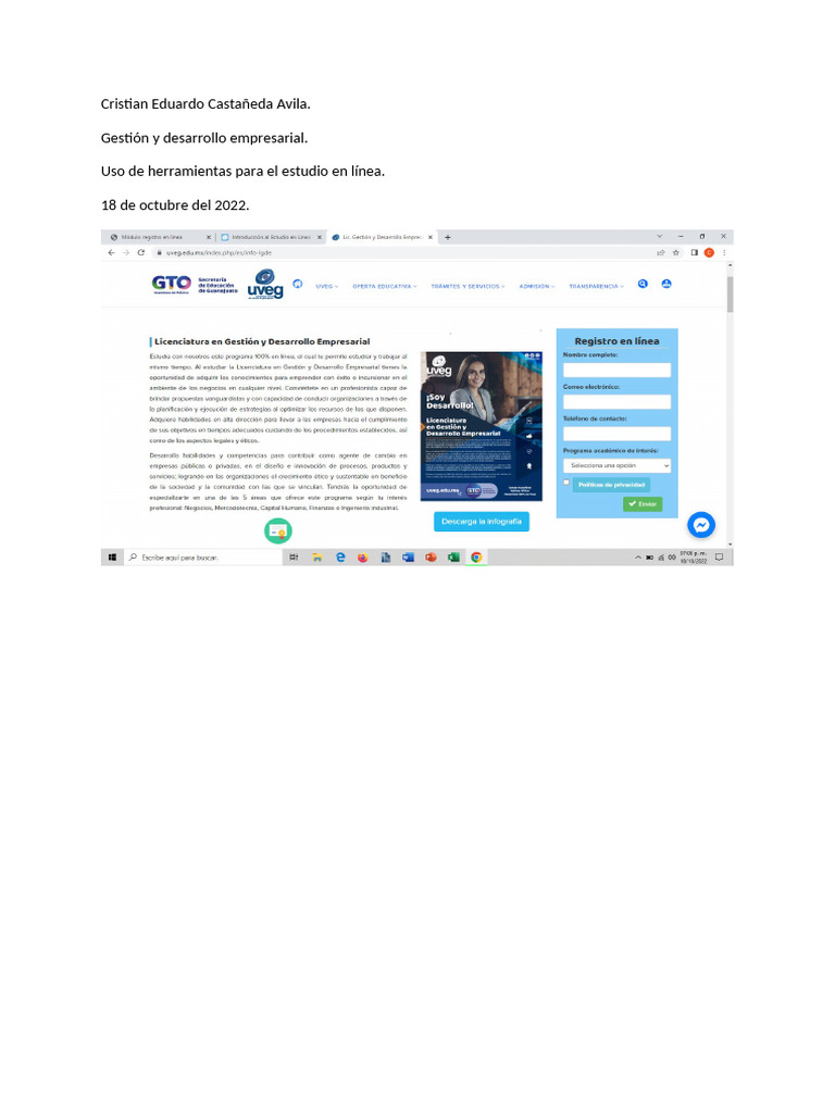 Casañeda - Cristian - EA1 - Uso de Herramientas para El Estudio en Linea. | PDF