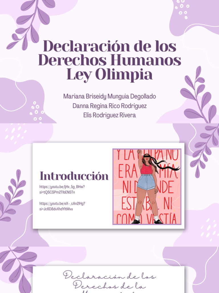 Ley Olimpia DH | PDF | Mujer | Derechos de las mujeres