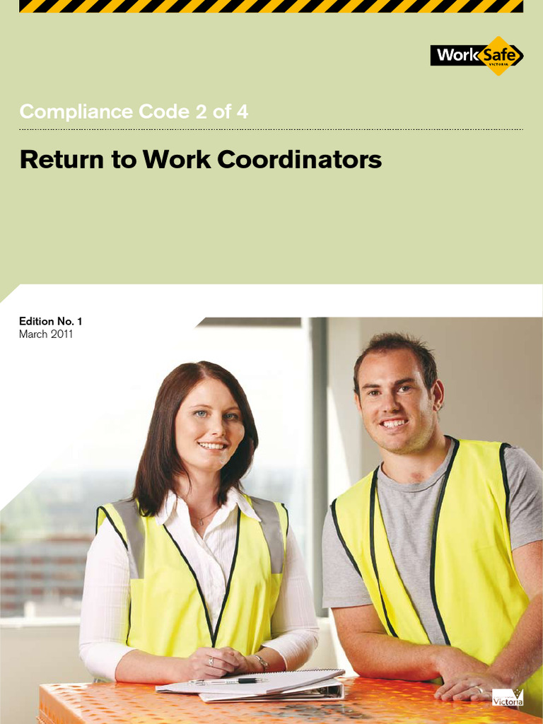 COMPLIANCE_CODE_2_OF_4_-_RETURN_TO_WORK_COORDINATORS | PDF | Employment | Workers' Compensation