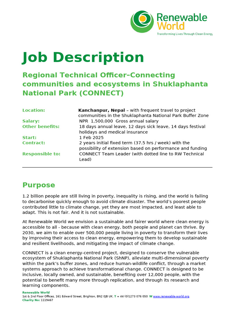 CONNECT RTO Job Description 20 Nov 2024 - Re Vacancy | PDF ...