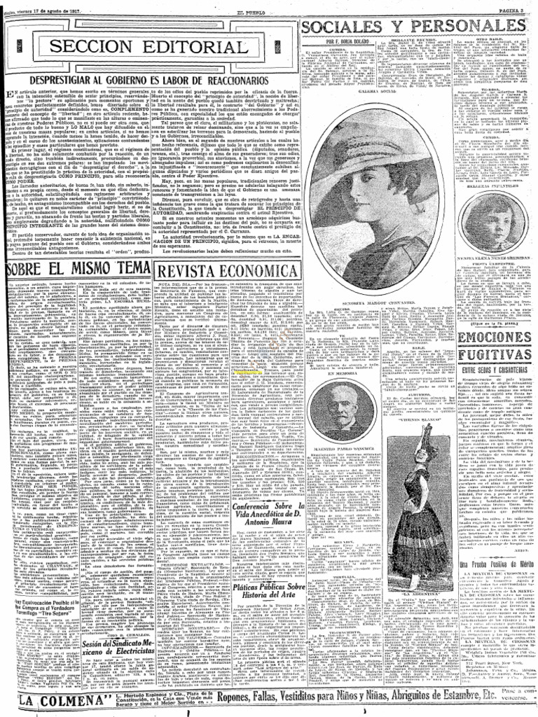 El Pueblo 1917 | PDF