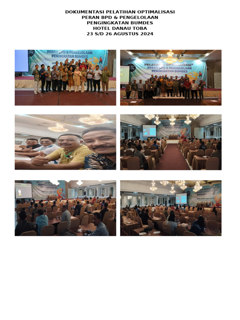 Dokumentasi Pelatihan Optimalisasi | PDF